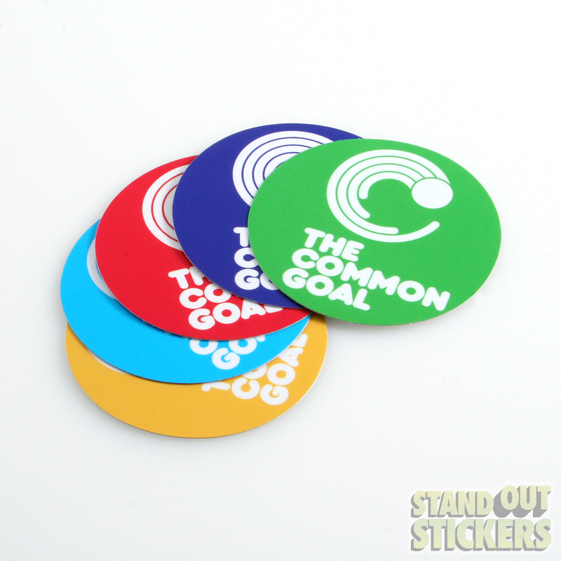 Circle Vinyl Stickers Samples - Round Sticker Examples