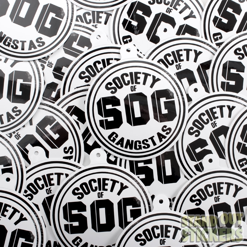 Sticker Hang Tags - Samples of Hang-Tag Stickers