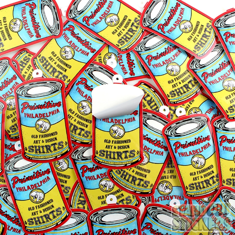 Sticker Hang Tags - Samples of Hang-Tag Stickers