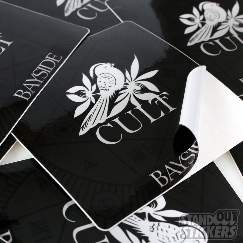 Square Vinyl Stickers Samples - View Custom Sticker Samples