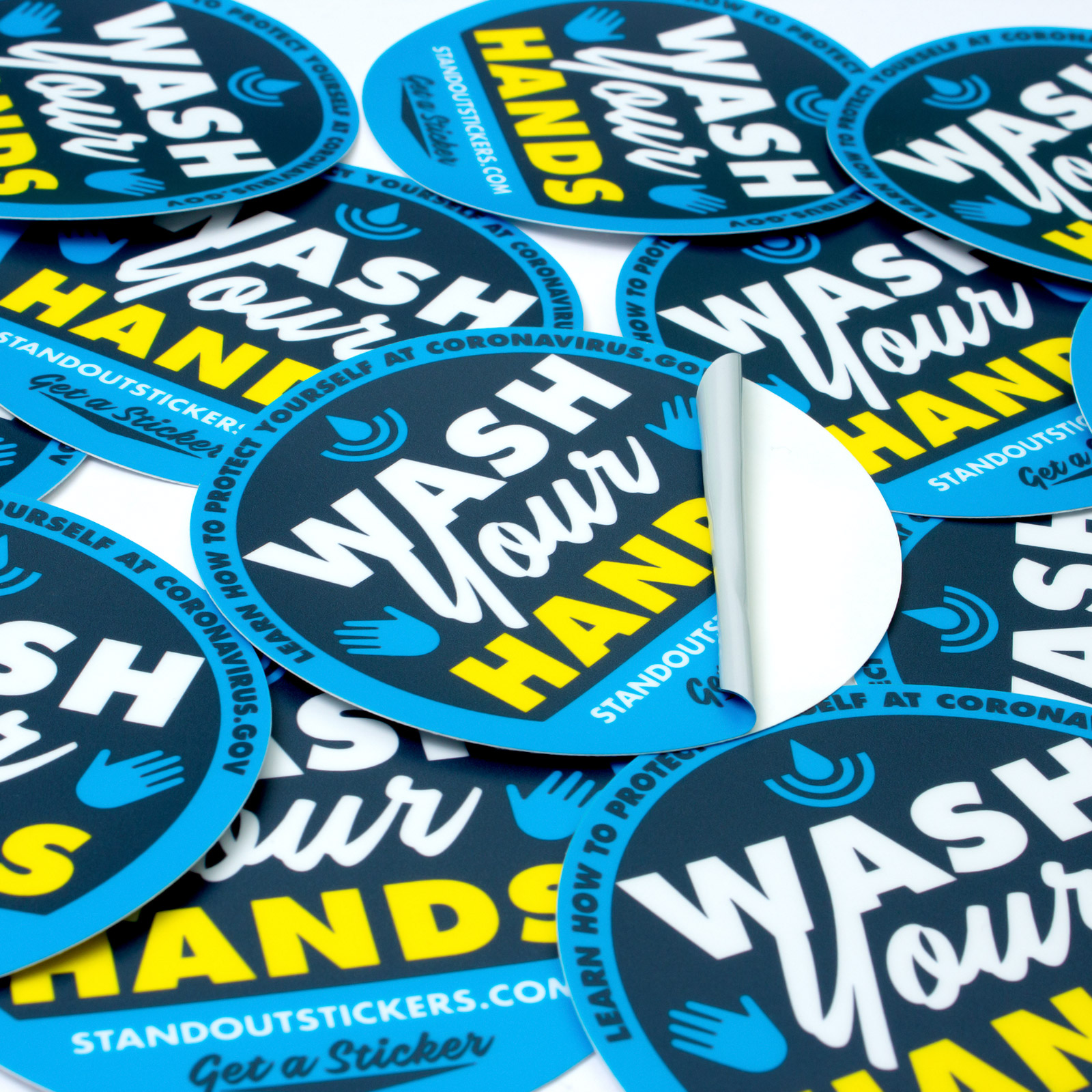 Wash Your Hands Sticker - Coronavirus Awareness - StandOut Stickers