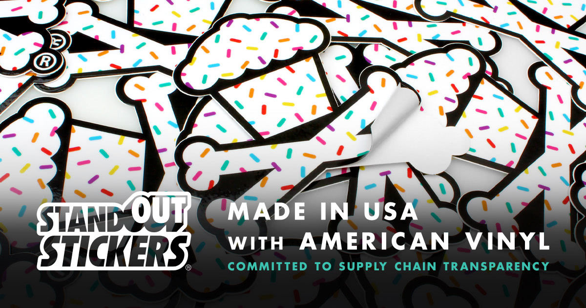 Clothing Company Stickers - StandOut Stickers