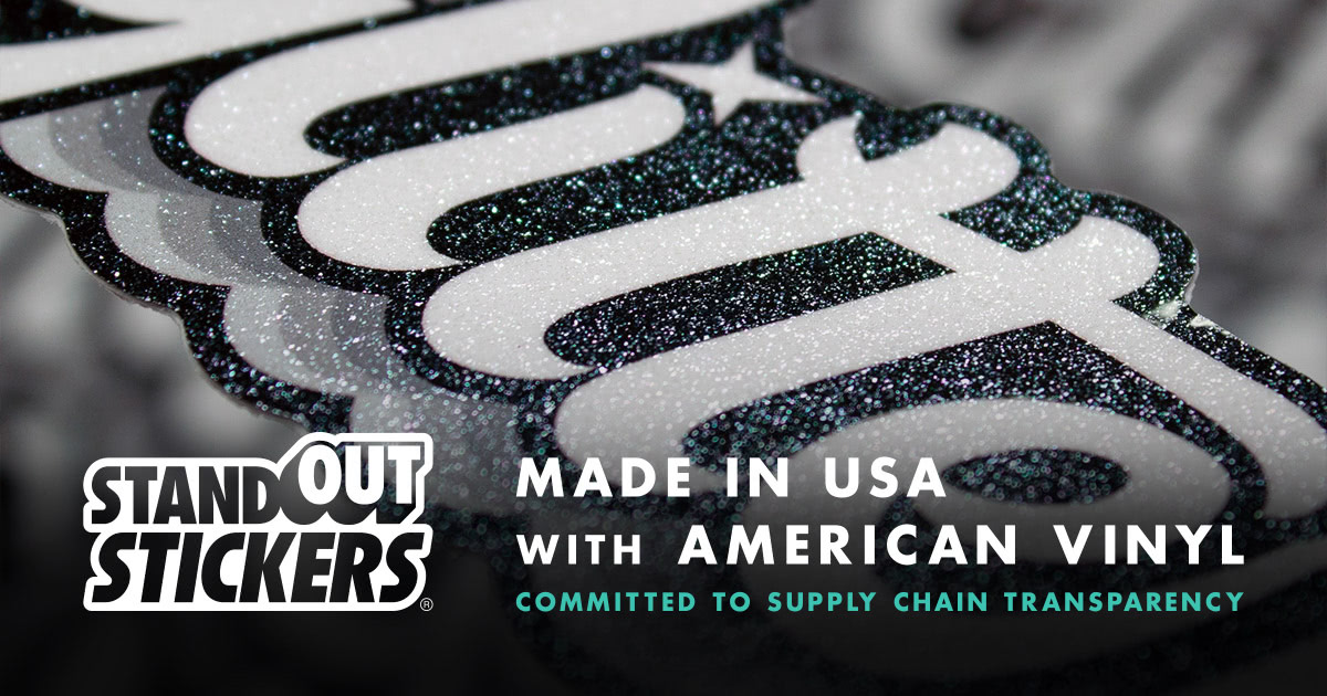 Order Custom Glitter Stickers | Custom Stickers That Sparkle