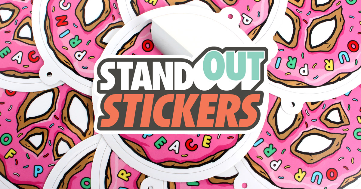 Custom Sticker Hang Tags - StandOut Stickers