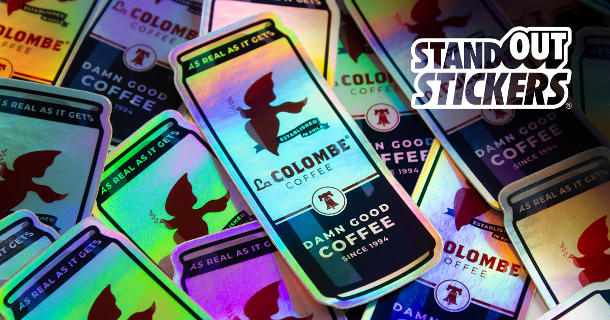 Order Holographic Stickers | Glossy Rainbow Foil Stickers