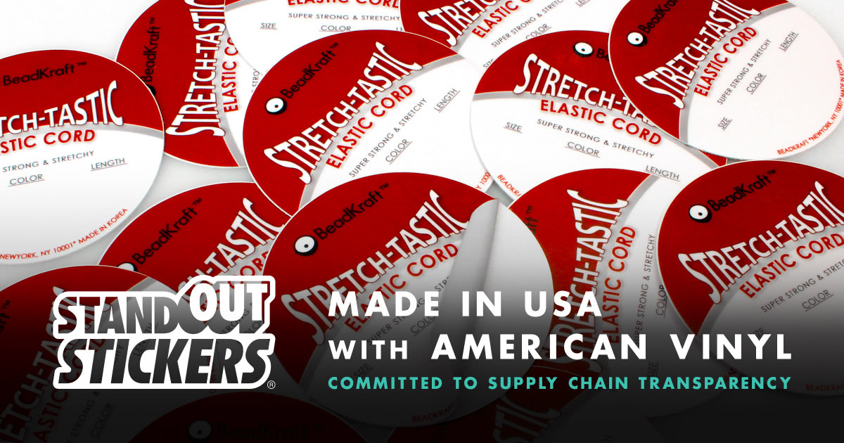 Retail Branding Stickers - StandOut Stickers