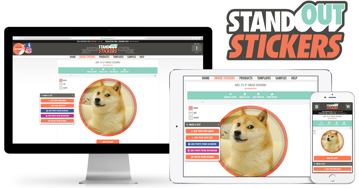 Customize Vinyl Stickers - StandOut Stickers